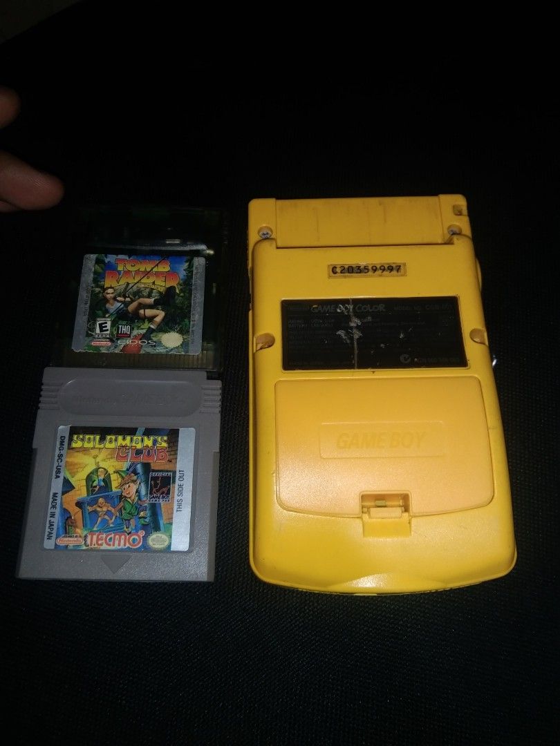 GameBoy Color primary color yellow, Video Gaming, Video Game Consoles ...
