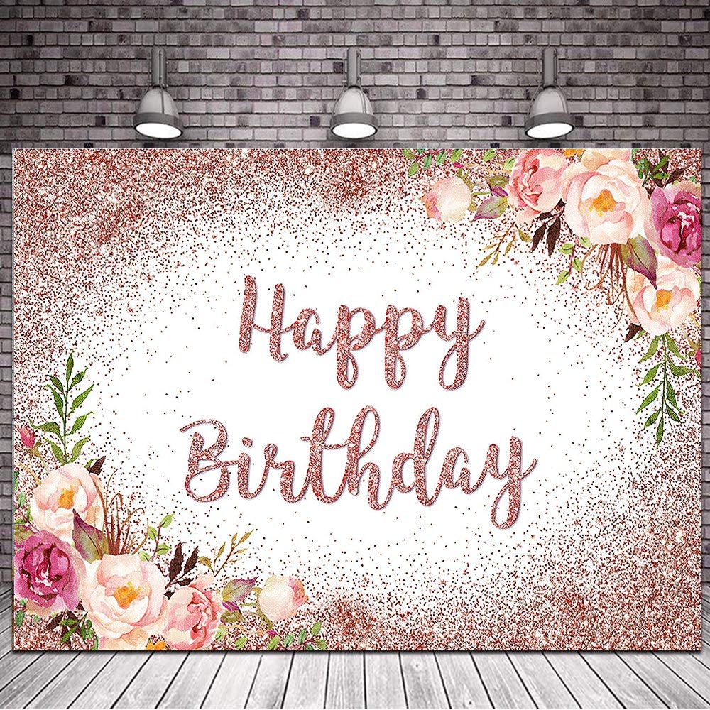 Generic birthday banner backdrop/ party deco, Hobbies & Toys ...