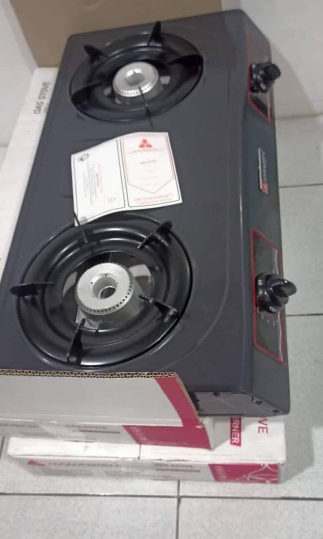 Hanabishi Double Burner Gas Stove HS-1, Furniture & Home Living ...