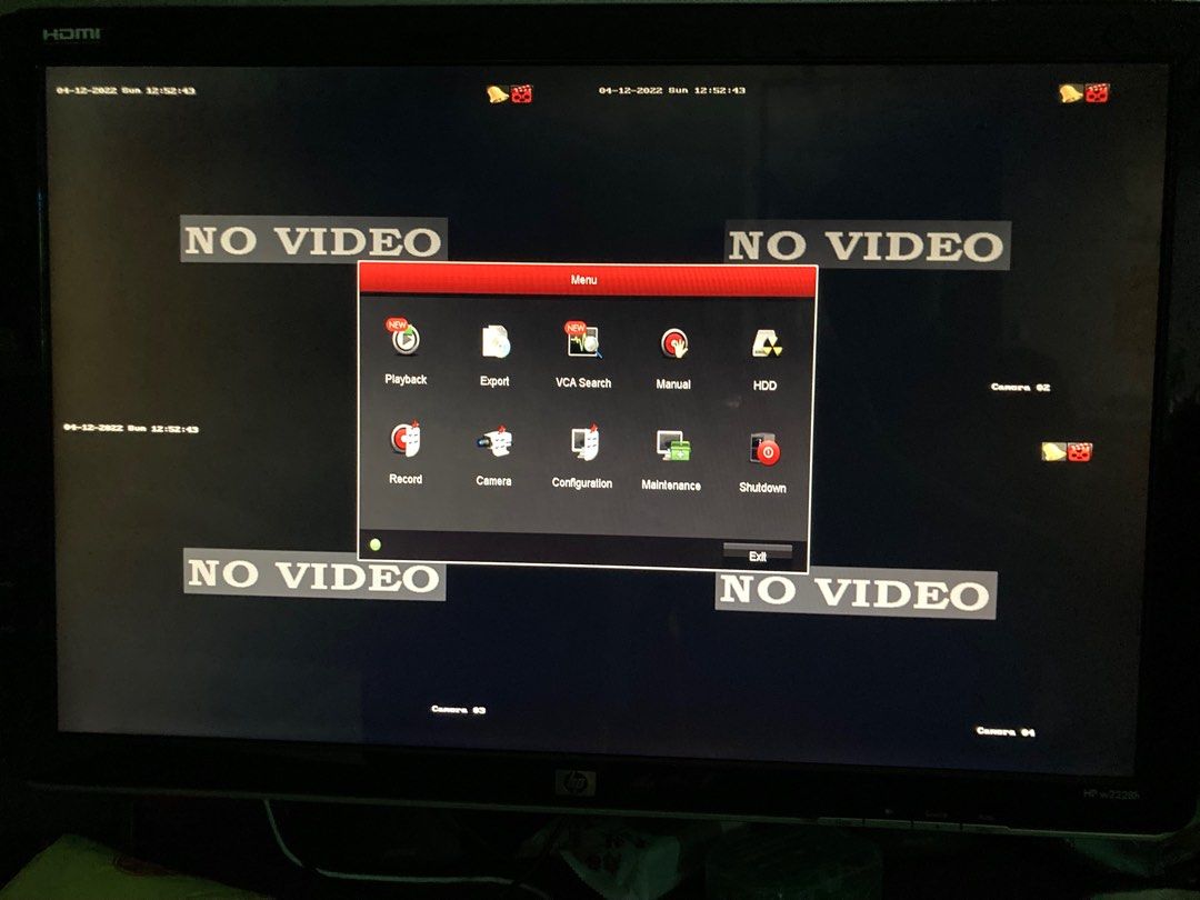 hikvision cloud NVR with HD cam, Furniture & Home Living, Security & Locks, Security Systems ...