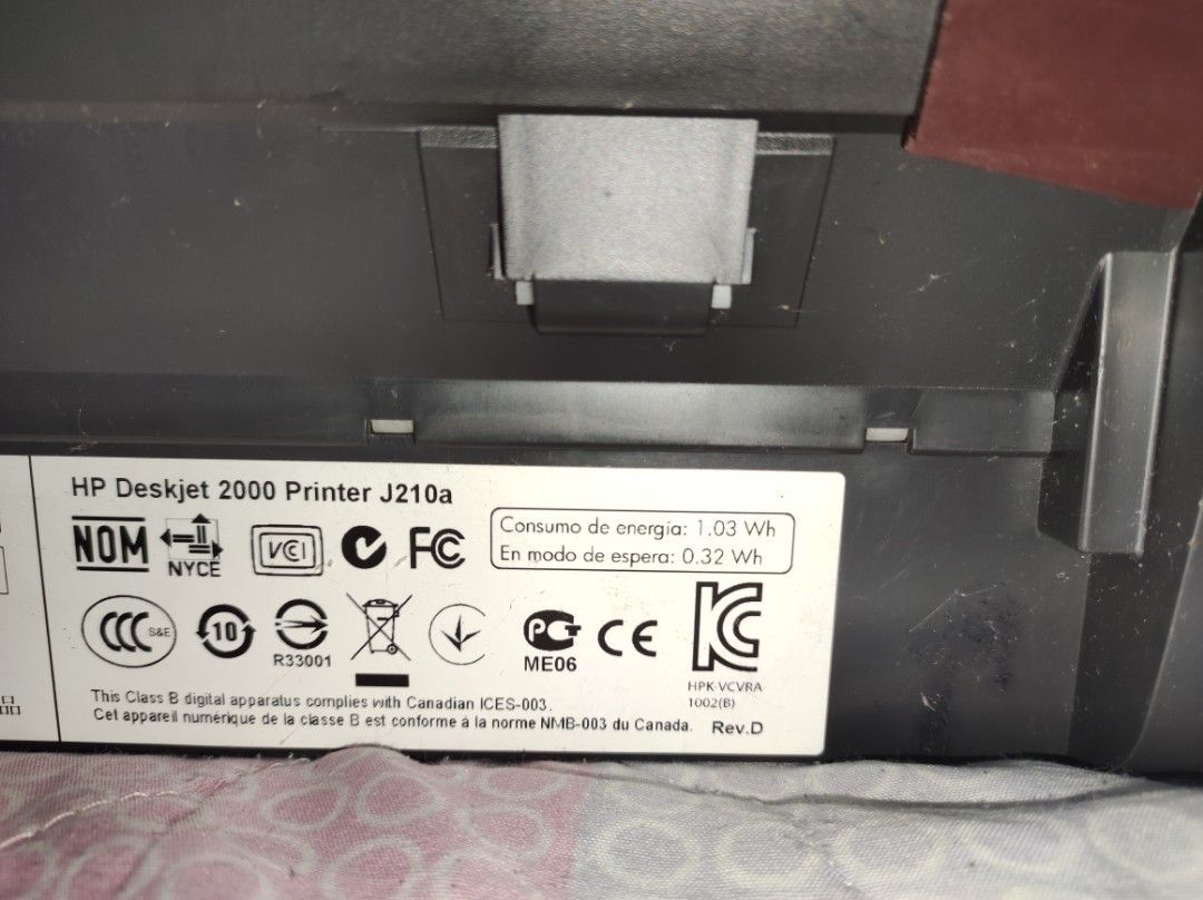 HP Deskjet 2000 Printer, Computers & Tech, Printers, Scanners & Copiers ...