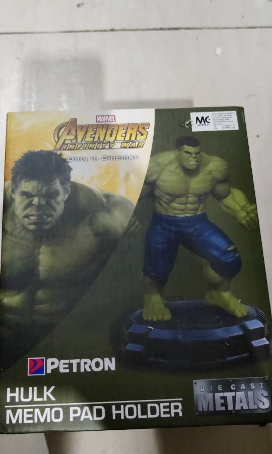 Hulk Memo Pad Holder (Petron), Hobbies & Toys, Toys & Games on Carousell