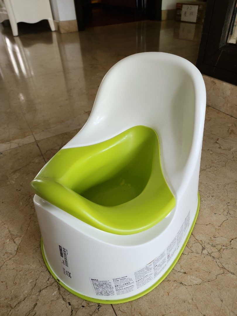 IKEA LOCKIG potty (Green/White), Babies & Kids, Baby Nursery & Kids ...
