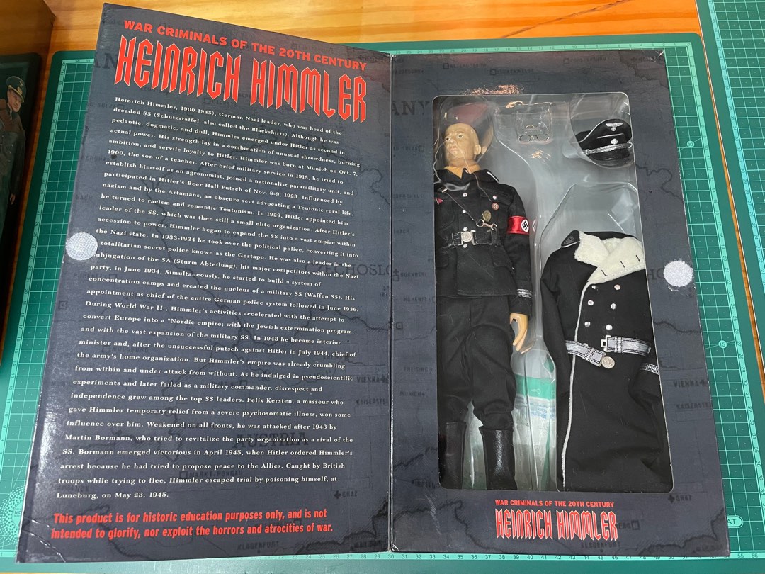 In The Past Toys (ITPT) - 1/6 WWII German - Heinrich Himmler, 興趣及遊戲, 玩具 & 遊戲類 - Carousell
