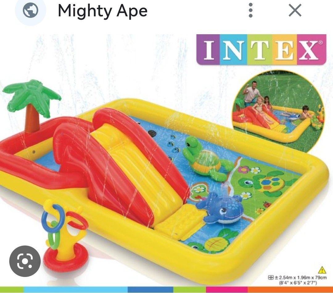 Intex ocean play inflatable pool, Hobbies & Toys, Toys & Games on Carousell