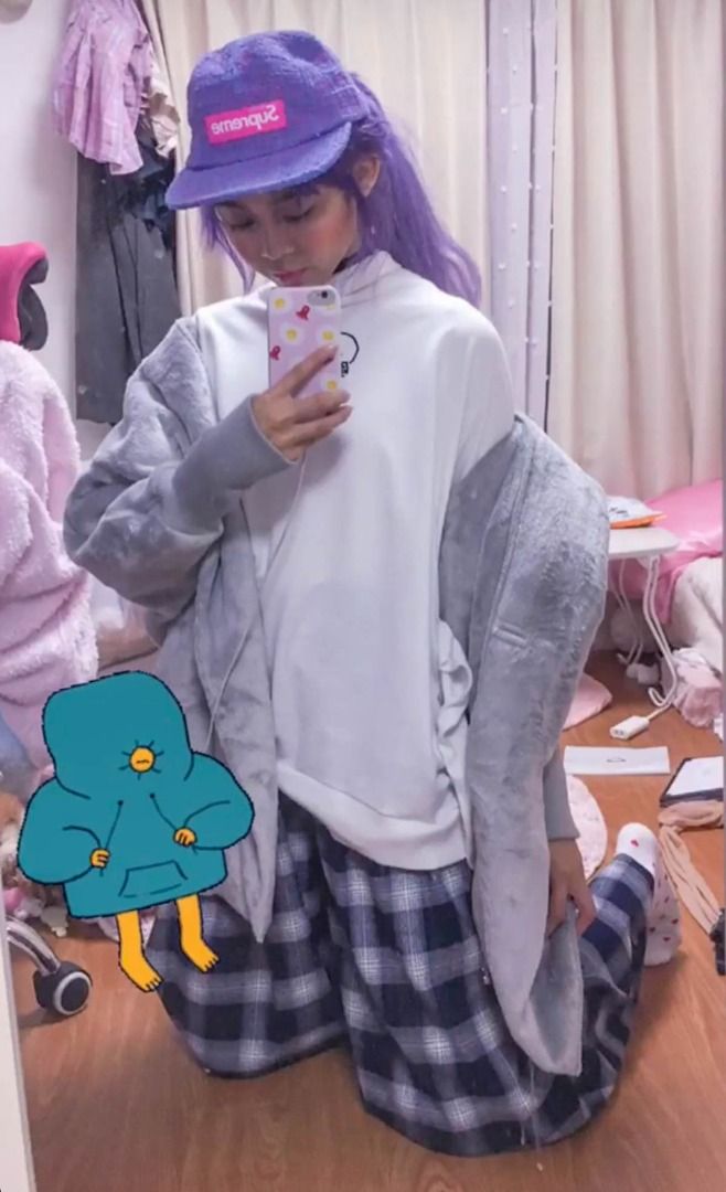 Japanese Faux Fur Coat | EMODA Gyaru Y2K Grey Gray Korean Winter Fall ...