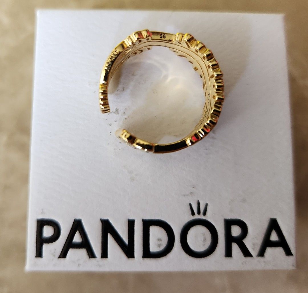 Keith Haring x Pandora Wavy Figure Open Ring, Women's Fashion, Jewelry ...