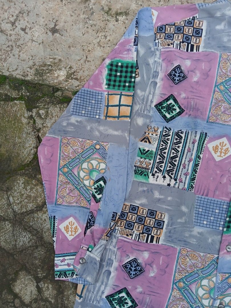 Kemeja pattern // kemeja vintage // kemeja silk // kemeja motif ...