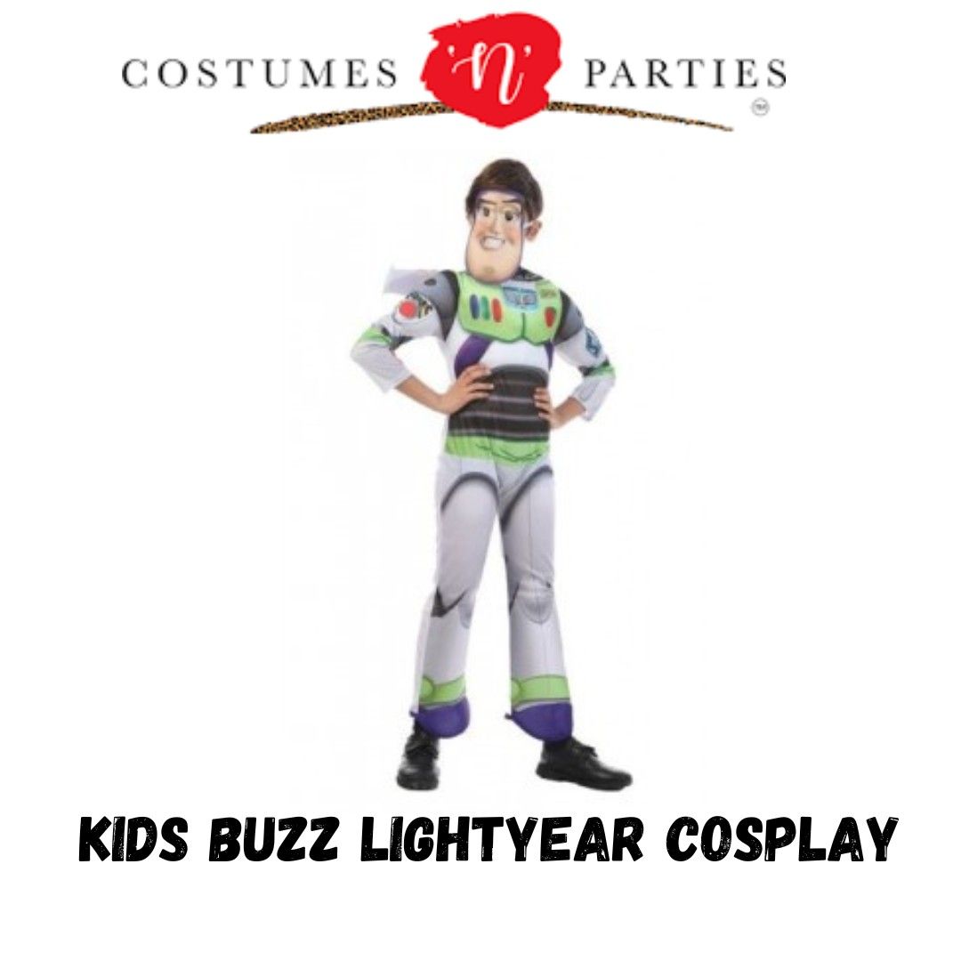 KIDS BUZZ LIGHTYEAR COSTUME, Babies & Kids, Babies & Kids Fashion on ...