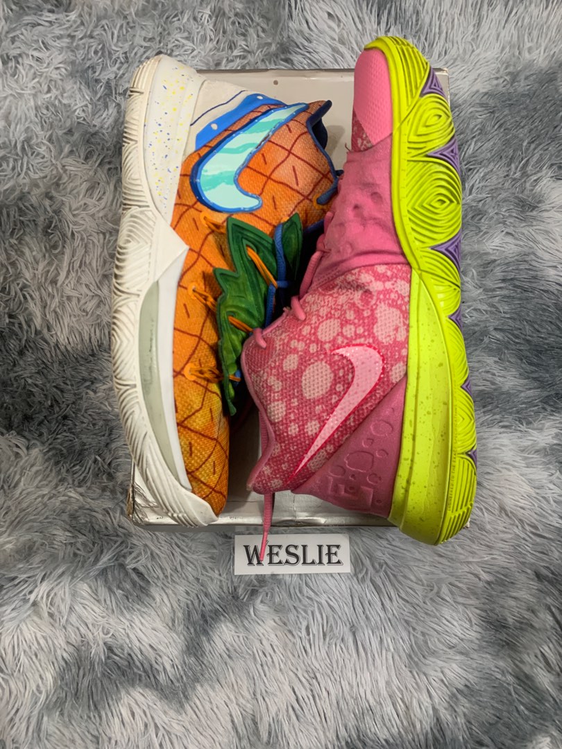 KYRIE 5 SPONGEBOB "MISMATCH", Men's Fashion, Footwear, Sneakers on ...
