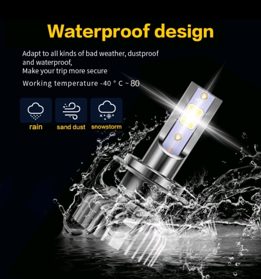 LED car headlight, Car Accessories, Electronics & Lights on Carousell