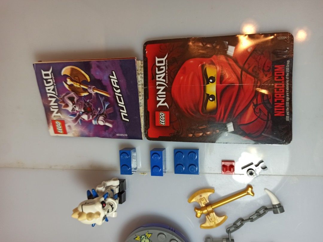 Lego Nuckal 2173 Horizontal Hand Clips The Golden Weapons Ninjago ...