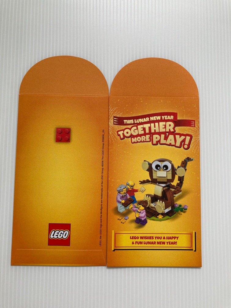 LEGO Ang Pow / Red Packet - 1 pack 8 pcs, Hobbies & Toys, Stationery ...