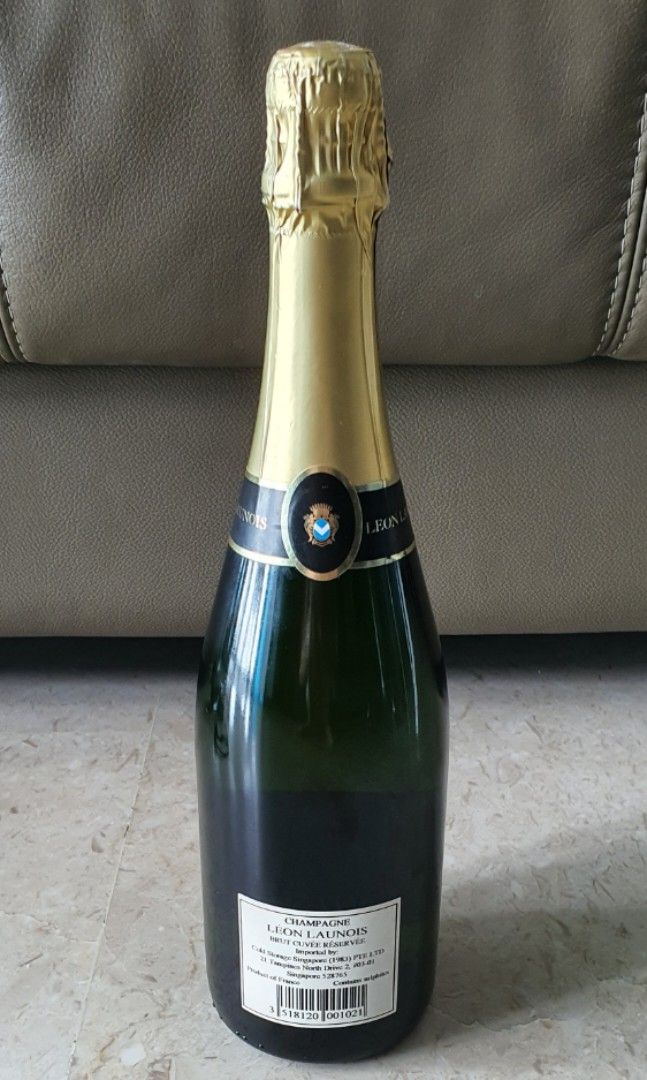 Leon Launois Cuvee Reservee Brut Champagne, Food & Drinks, Alcoholic ...