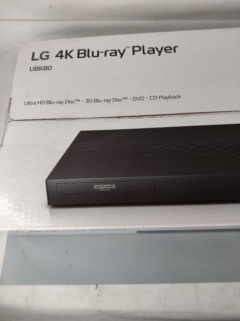 LG UBK80 BLU RAY 3D PLAYER, TV & Home Appliances, TV & Entertainment ...