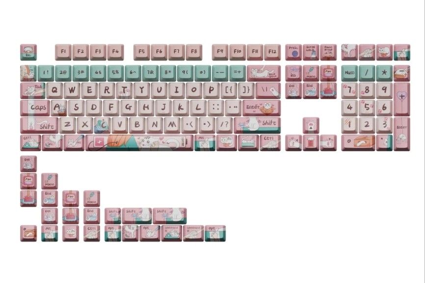 Lofree PBT Keycaps, Computers & Tech, Parts & Accessories, Computer ...