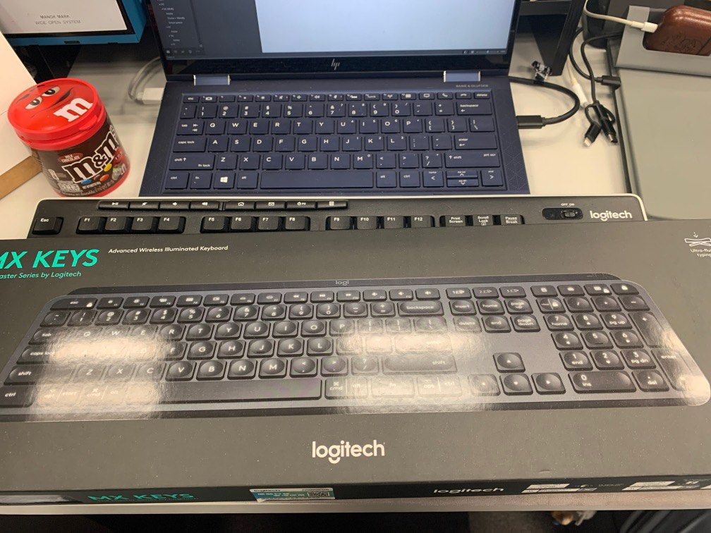 Logitech MX keyboard, 電腦＆科技, 電腦周邊及配件, 電腦鍵盤及相關產品 - Carousell