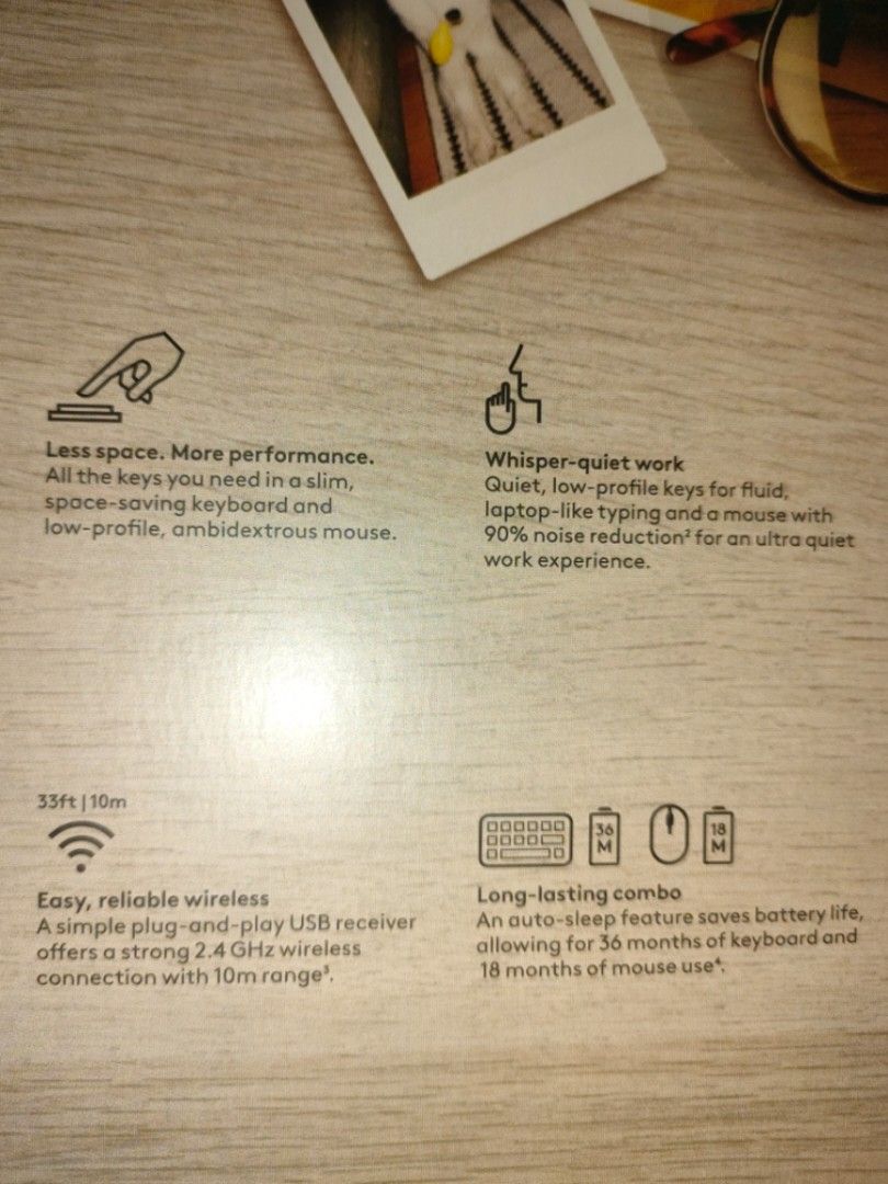 Logitech Wireless Keyboard And Mouse Computers And Tech Parts And Accessories Computer Keyboard On