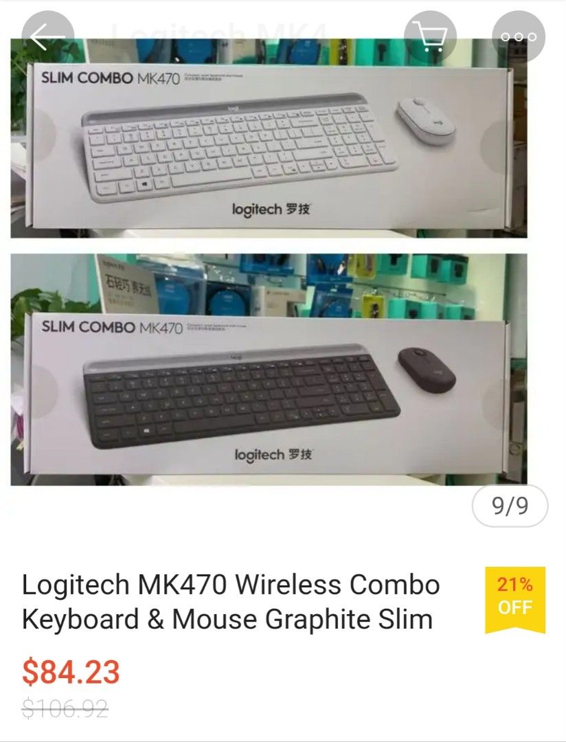 Logitech Wireless Keyboard And Mouse Computers And Tech Parts And Accessories Computer Keyboard On