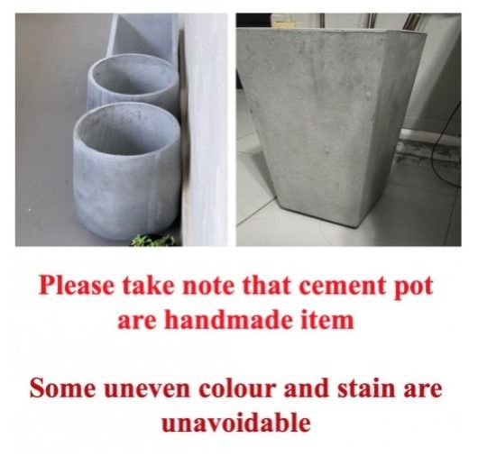 Long Planter Pots Cement Fiberglass, Furniture & Home Living, Gardening ...