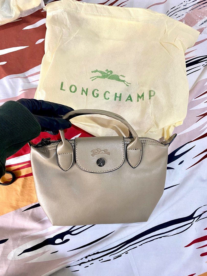 Longchamp Le Pliage tas longchamp longchamp bag cuir shoulder bag sling ...