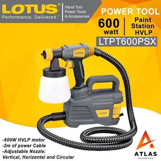 Lotus HVLP Paint Station Electric Spray Gun 600W LTPT600PSX Total Power ...