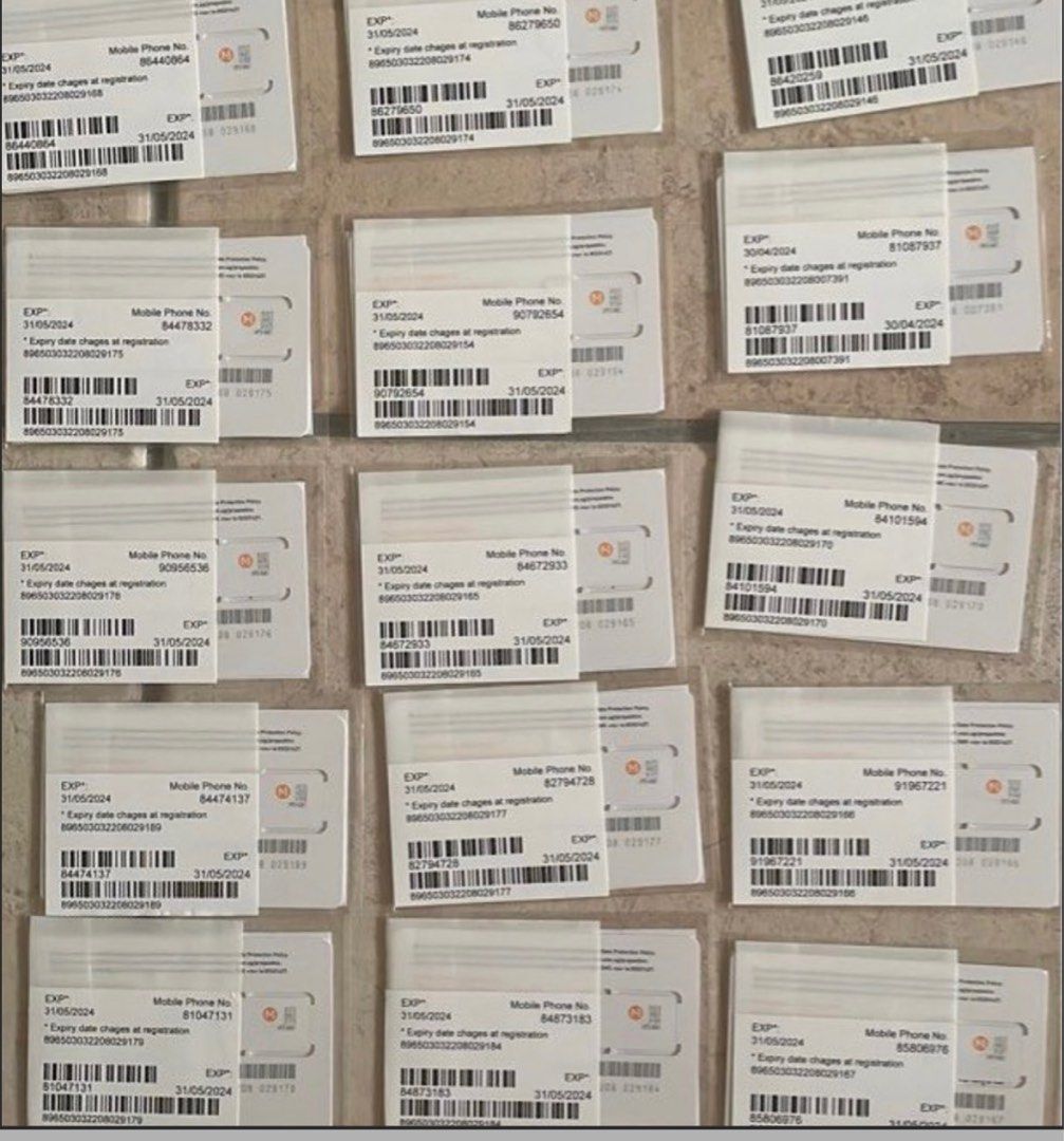 M1 MAXX PRE REGISTERED TAIKONG Prepaid sim space card, Mobile Phones ...