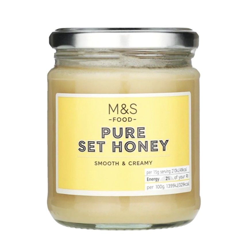 Marks & Spencer Pure Set Honey 340g, Health & Nutrition, Health ...