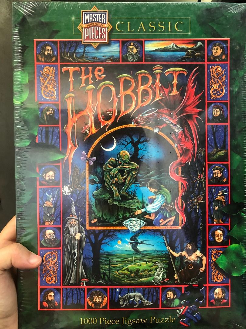 Master Pieces Classic Lord of the Rings The Hobbit 1000 Piece Jigsaw ...