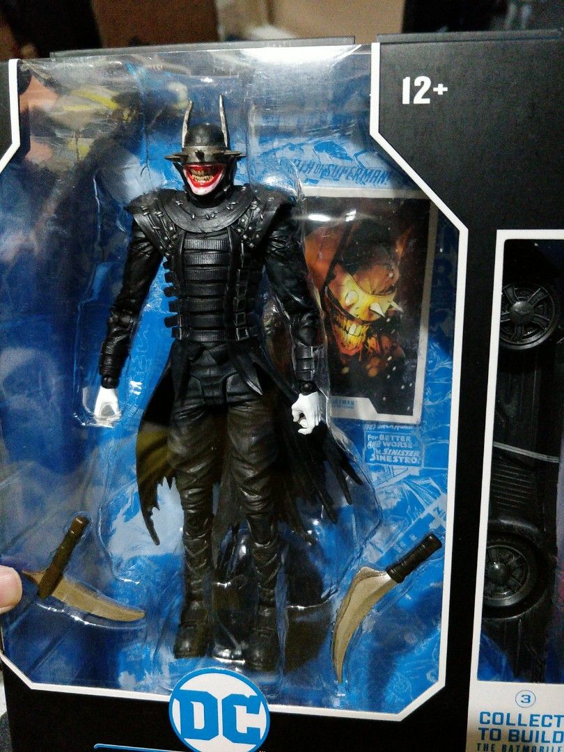 Mcfarlane Batman Who Laughs Bib And Darkest Knight Hobbies And Toys Toys And Games On Carousell