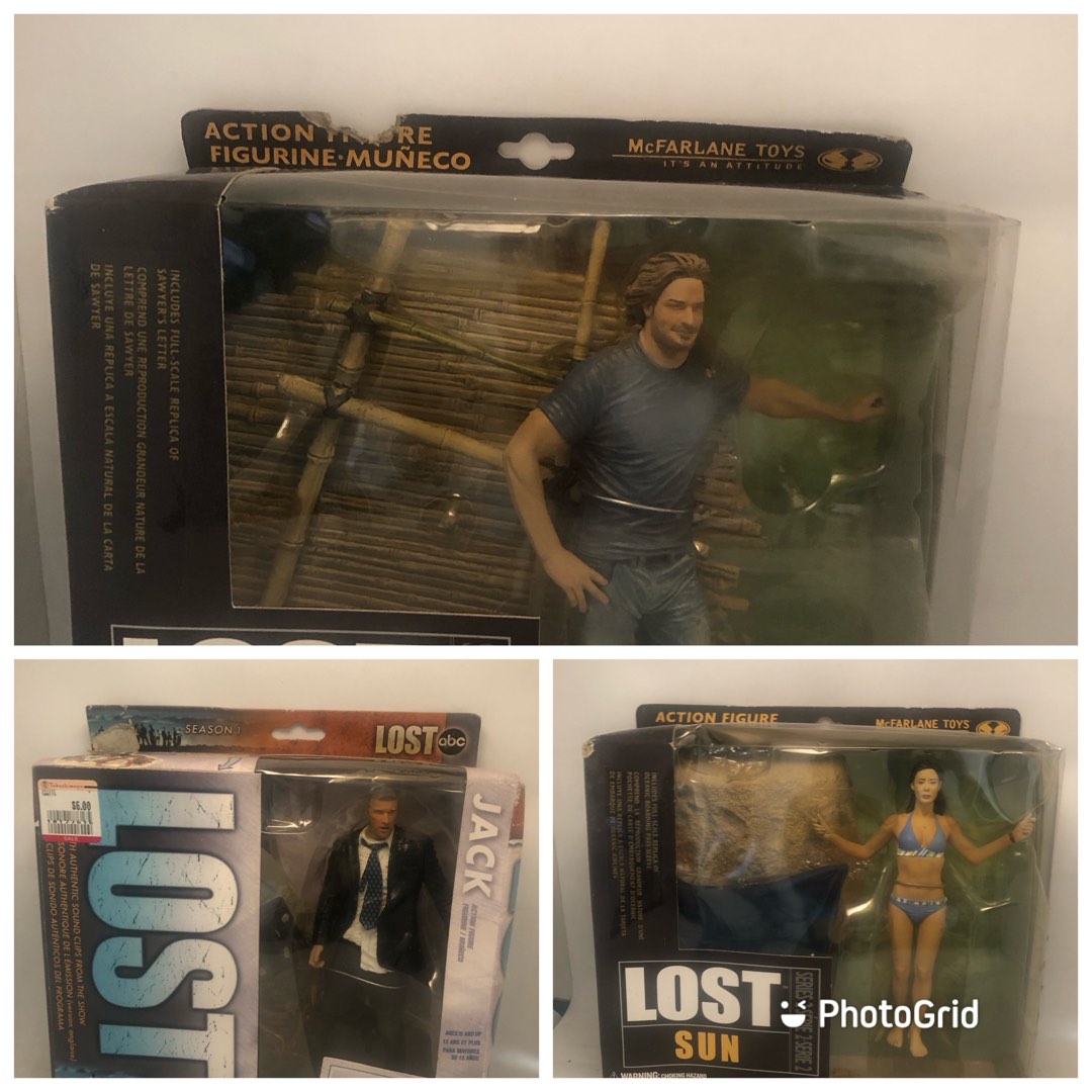 Mcfarlane LOST figures set of 3, Hobbies & Toys, Toys & Games on Carousell