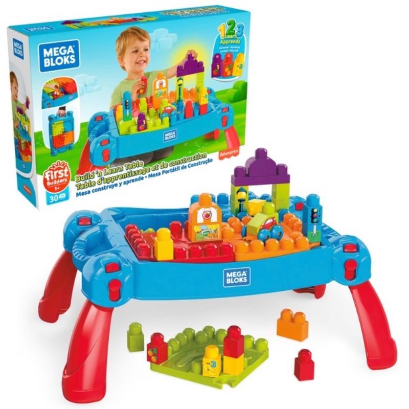 Mega Bloks Build and Learn Table, Babies & Kids, Infant Playtime on ...