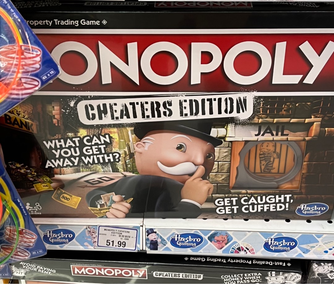 Monopoly CHEATERS EDITION, Hobbies & Toys, Toys & Games on Carousell