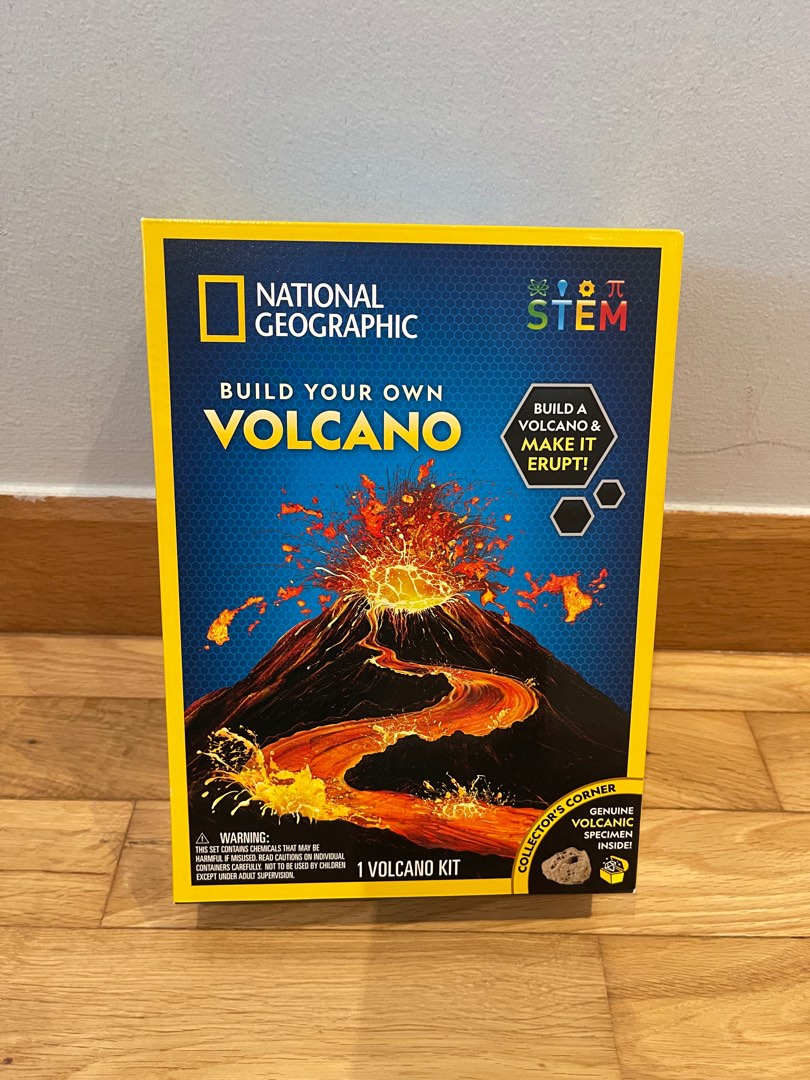 National Geographic Build Your Own Volcano Kit, Hobbies & Toys, Toys ...