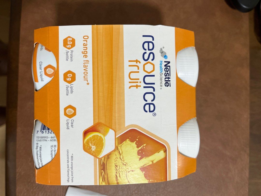 nestle fruit resource orange flavour., Health & Nutrition, Medical Supplies & Tools on Carousell