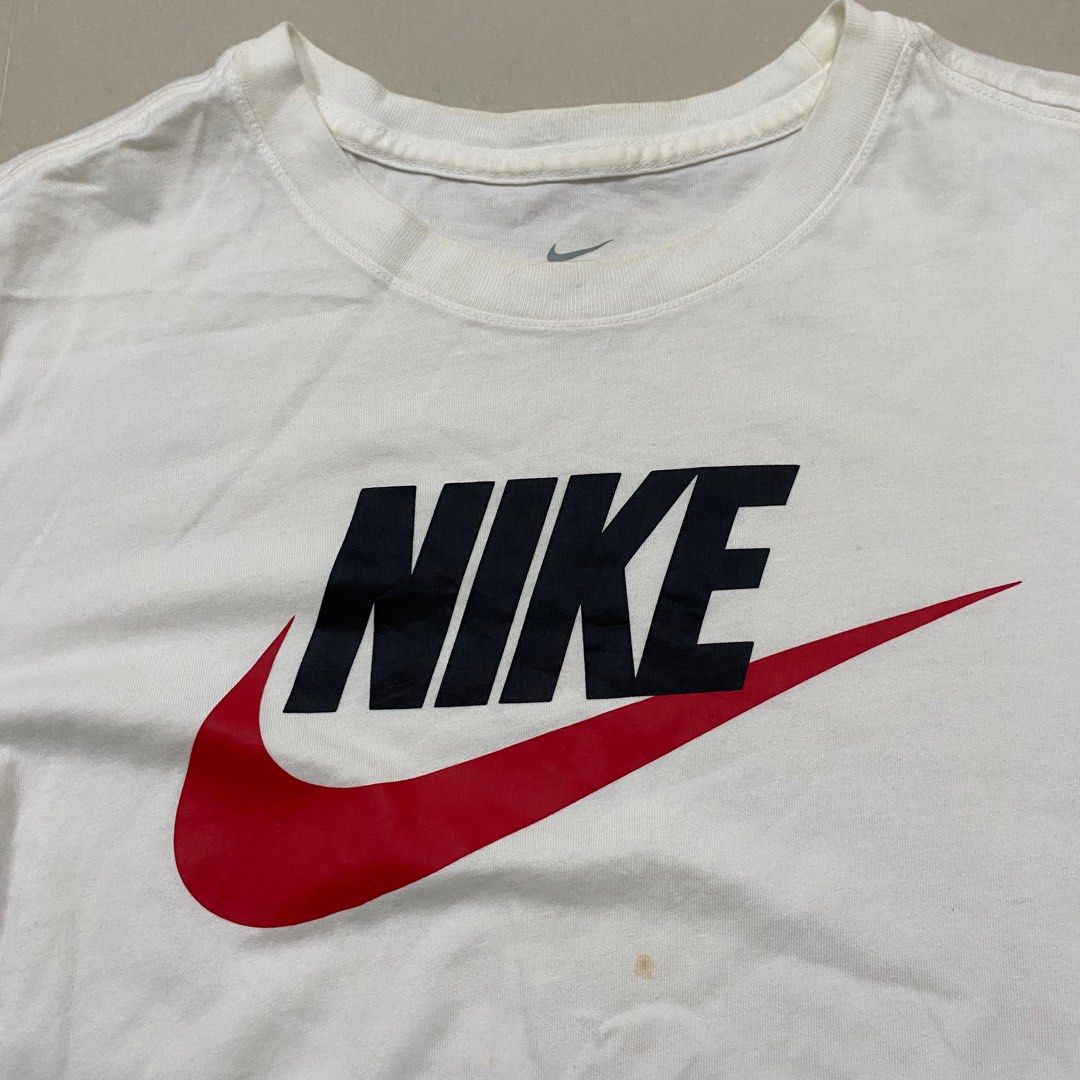 Nike red swoosh, Men's Fashion, Tops & Sets, Tshirts & Polo Shirts on ...