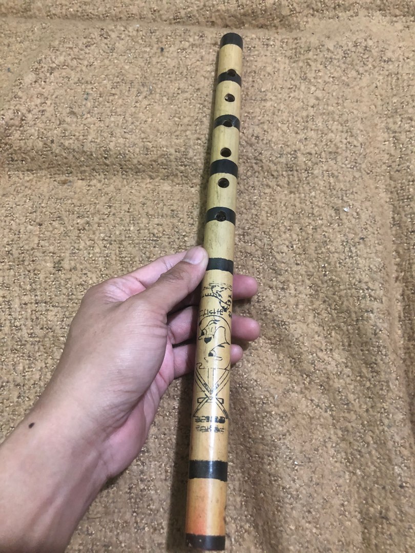 Old wood pipe flute on Carousell