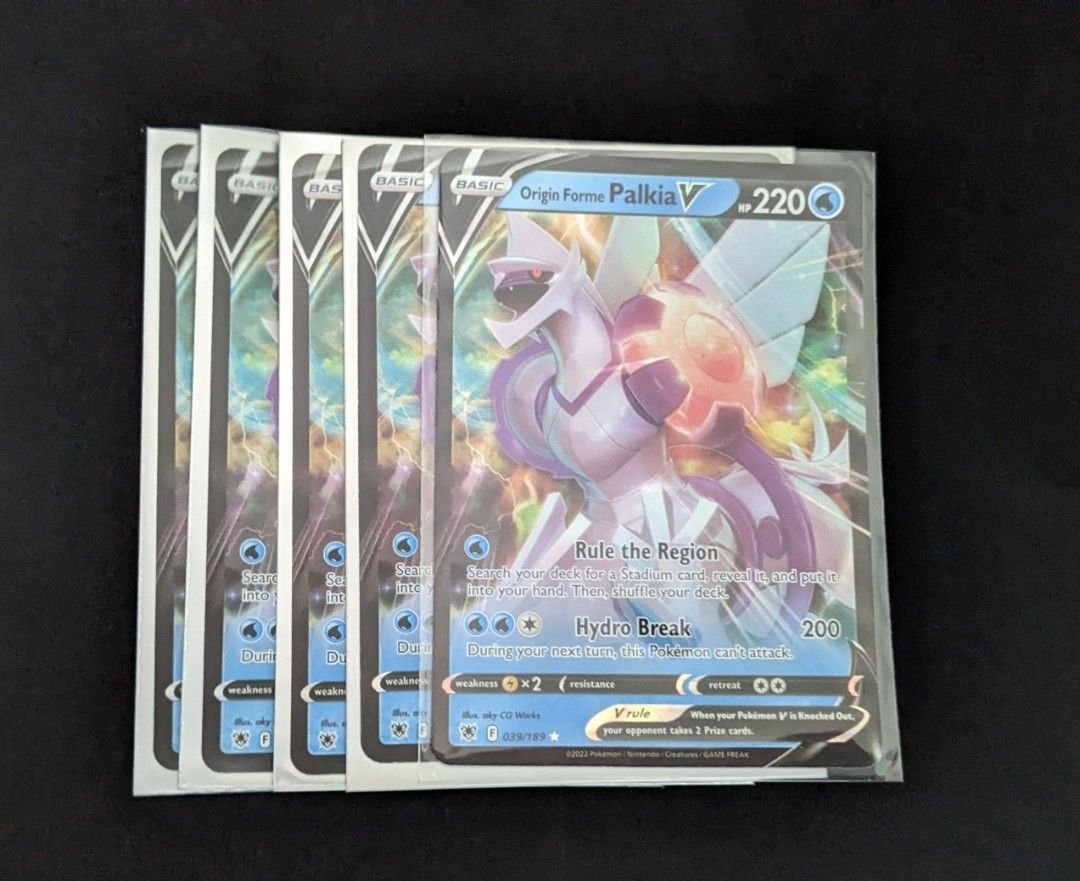 Origin Forme Palkia V NFA Astral Radiance Pokemon Card Tcg, Hobbies ...