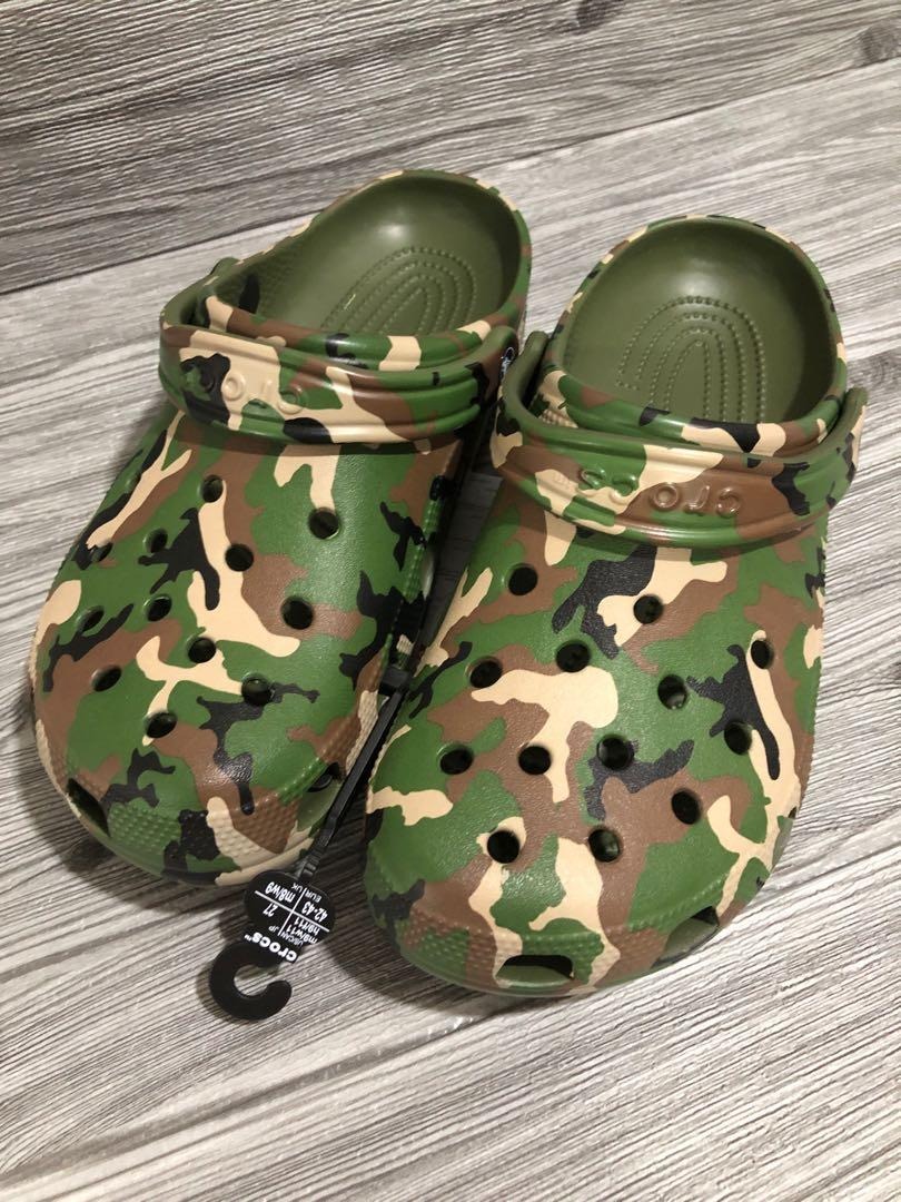 ORIGINAL CROCS camo army (Brand new) on Carousell