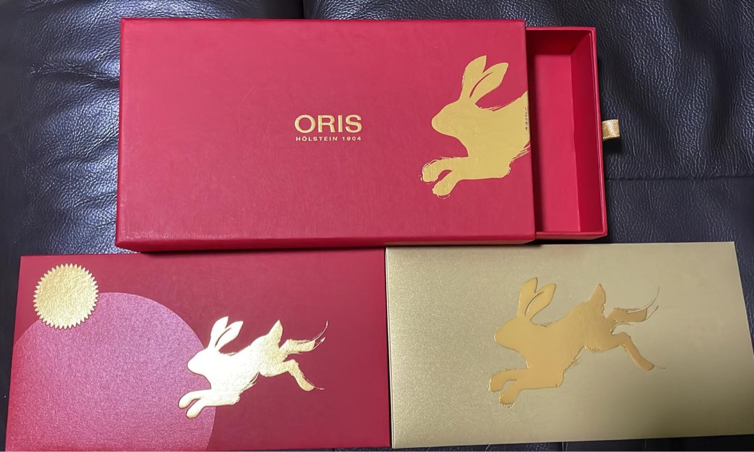 ORIS Watch Rabbit 2023 Red Packet Angbao Luxury, Hobbies & Toys ...