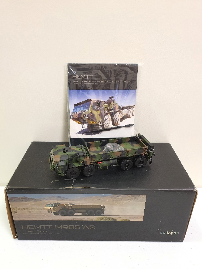 OSHKOSH - HEMTT M985 A2 CARGO TRUCK DIECAST MODEL 1:50, Hobbies & Toys ...