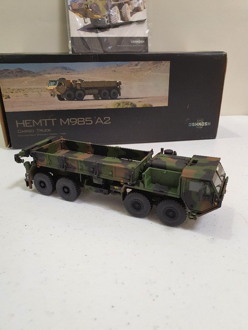 OSHKOSH - HEMTT M985 A2 CARGO TRUCK DIECAST MODEL 1:50, Hobbies & Toys ...