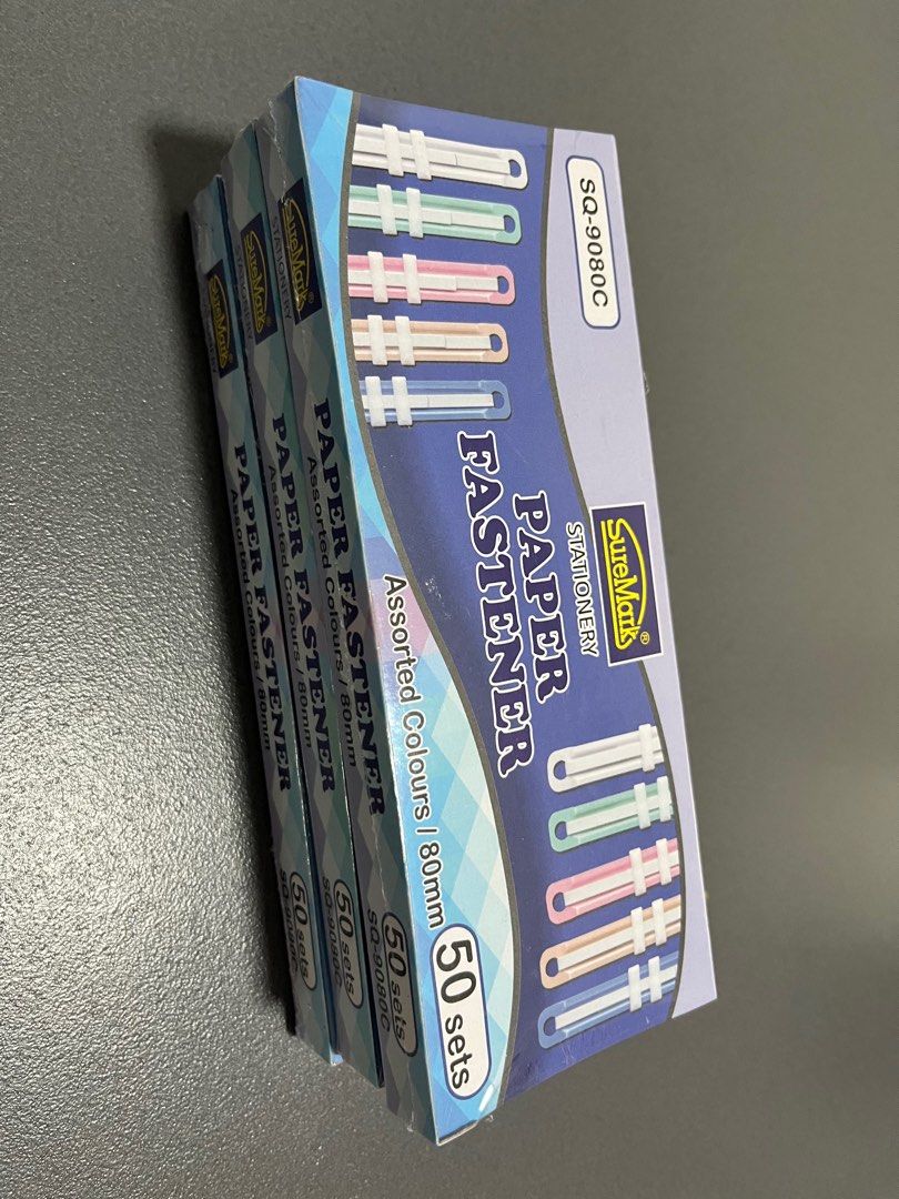 Paper fasteners, Hobbies & Toys, Stationery & Craft, Stationery ...