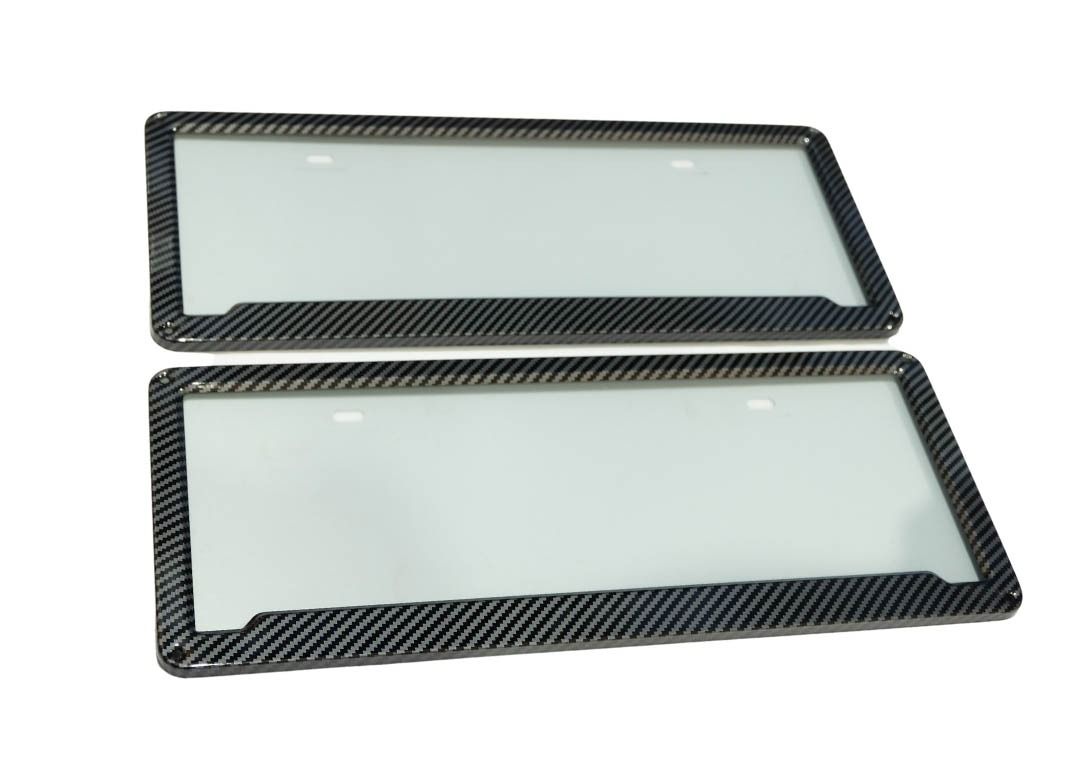 Pin Wheel Car Plate Holder Carbon, Car Parts & Accessories, Body Parts ...