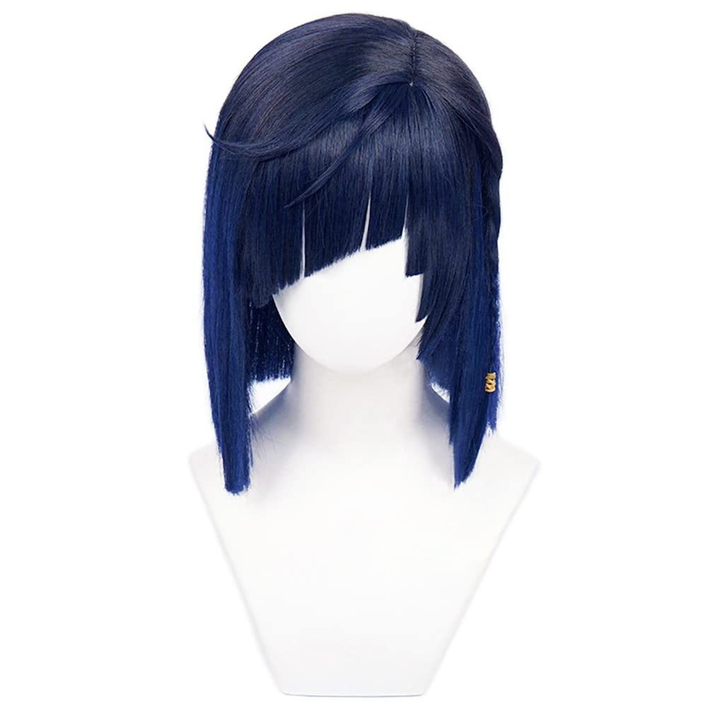 PO Wig Genshin Impact Cosplay Raiden Yae Miko Yelan, Hobbies & Toys ...