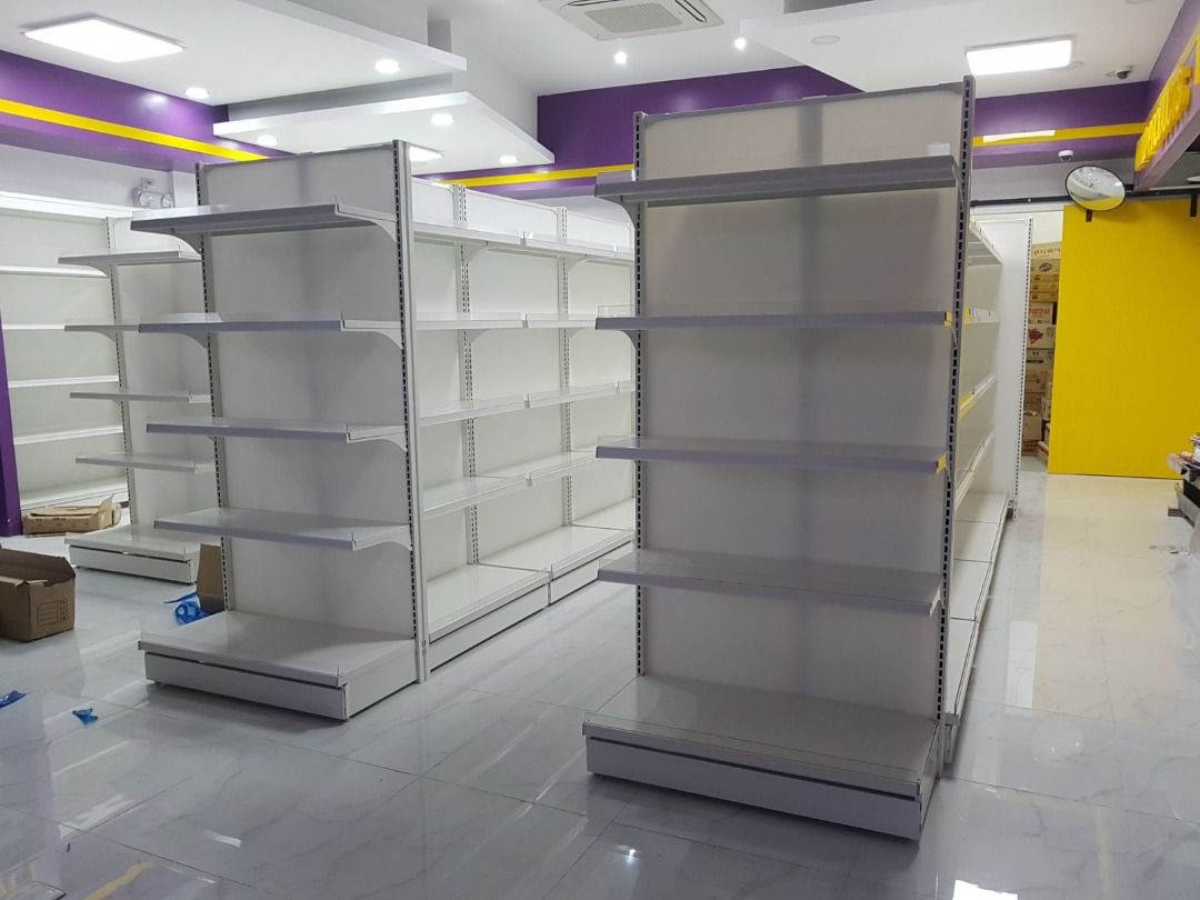 Polycarbonate Gondola Racks Adjustable Layers, Furniture & Home Living ...