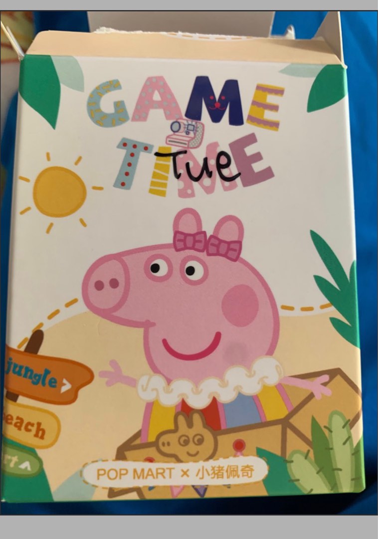 Pop mart Peppa Pig game time, Hobbies & Toys, Memorabilia ...
