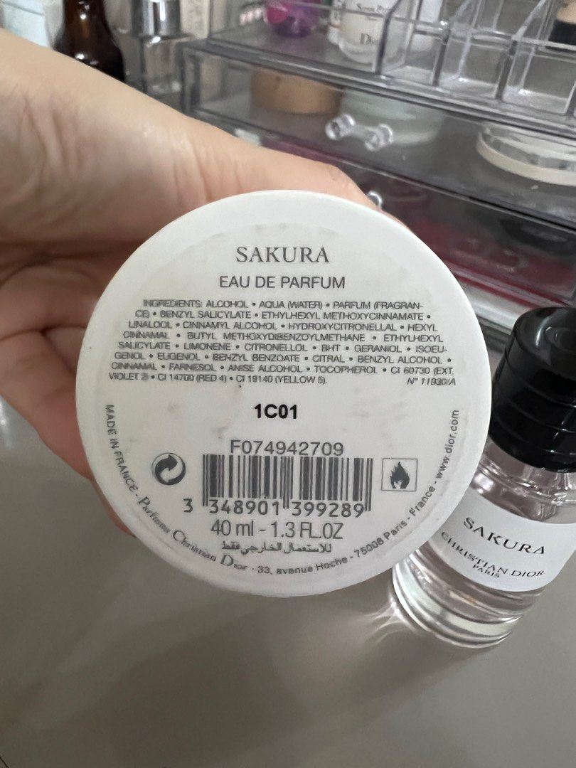 [PRE-LOVED] Authentic Christian Dior Sakura EDP 40ml on Carousell