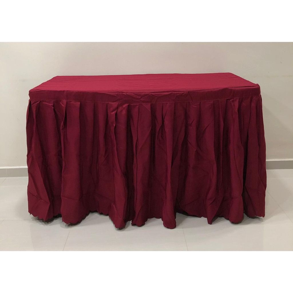 Premium Table Skirting Banquet Style GS Table, Premium material ...