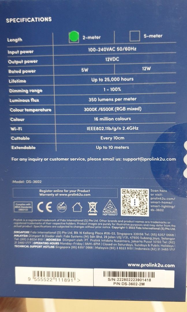 Prolink Smart RGB LED Strip, Furniture & Home Living, Lighting & Fans ...